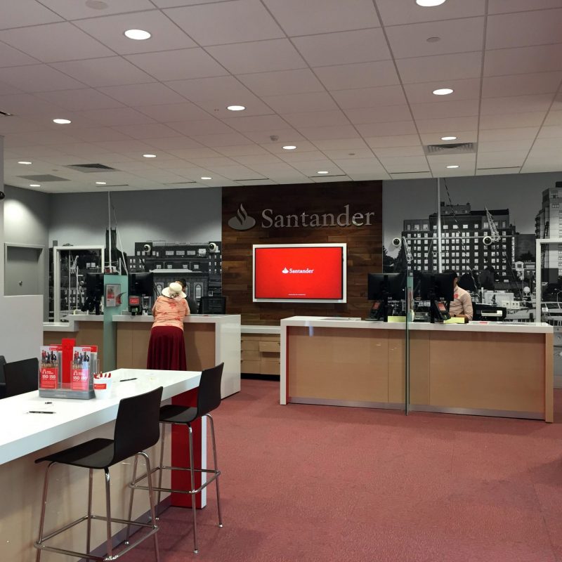 Santander - Branch Renovations - Commodore Builders