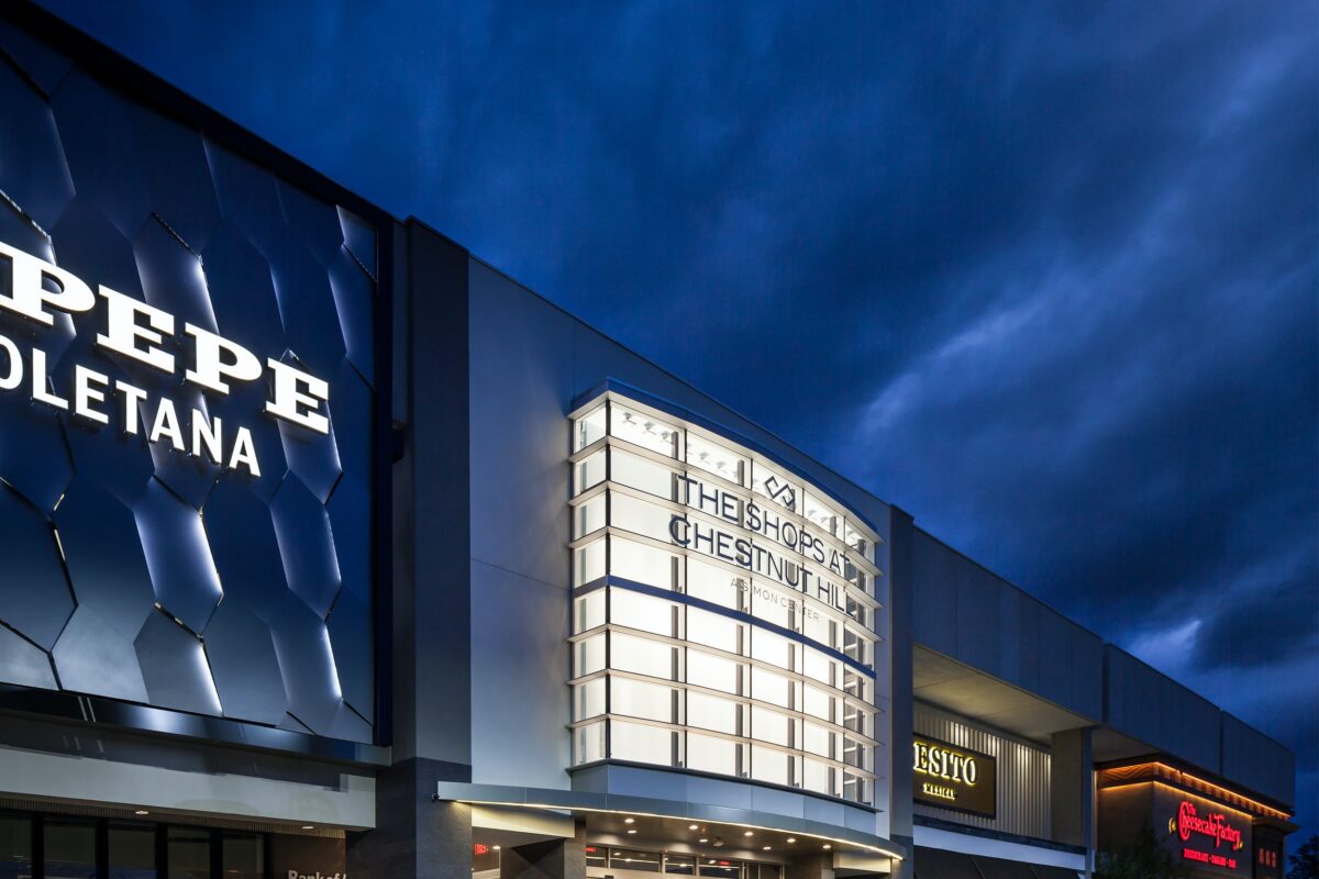 Chestnut Hill Mall - South Entrance Façade - Commodore Builders